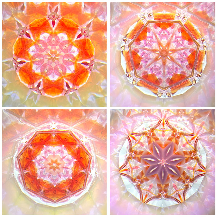 吏永子（Rieko）「暖炉のなかのほのおの色」（RI6018）特殊2ミラー・オイルタイプ 万華鏡専門店 鎌倉ヴィヴァン（公式万華鏡通販サイト）