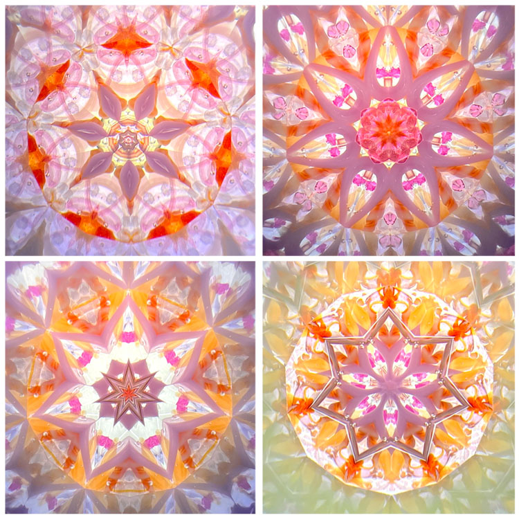 吏永子（Rieko）「暖炉のなかのほのおの色」（RI6018）特殊2ミラー・オイルタイプ 万華鏡専門店 鎌倉ヴィヴァン（公式万華鏡通販サイト）