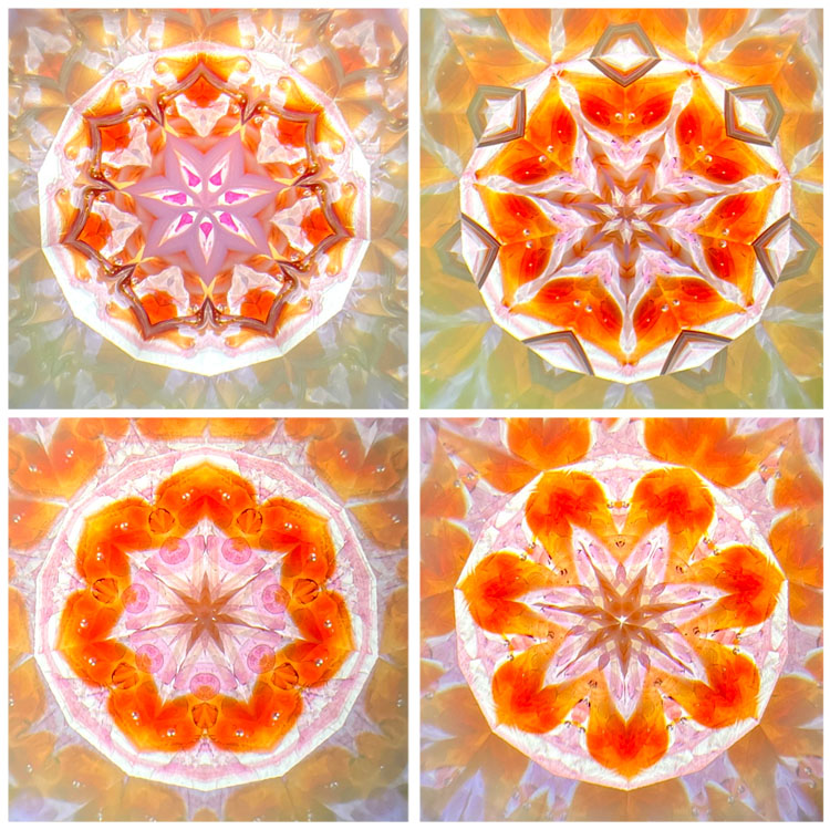 吏永子（Rieko）「暖炉のなかのほのおの色」（RI6018）特殊2ミラー・オイルタイプ 万華鏡専門店 鎌倉ヴィヴァン（公式万華鏡通販サイト）