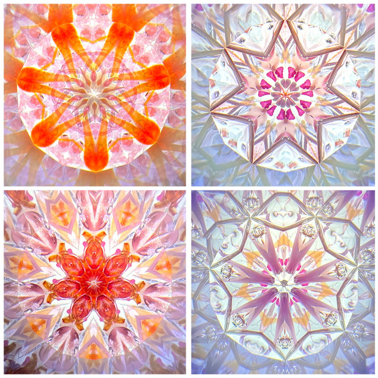 吏永子（Rieko）「暖炉のなかのほのおの色」（RI6018）特殊2ミラー・オイルタイプ 万華鏡専門店 鎌倉ヴィヴァン（公式万華鏡通販サイト）