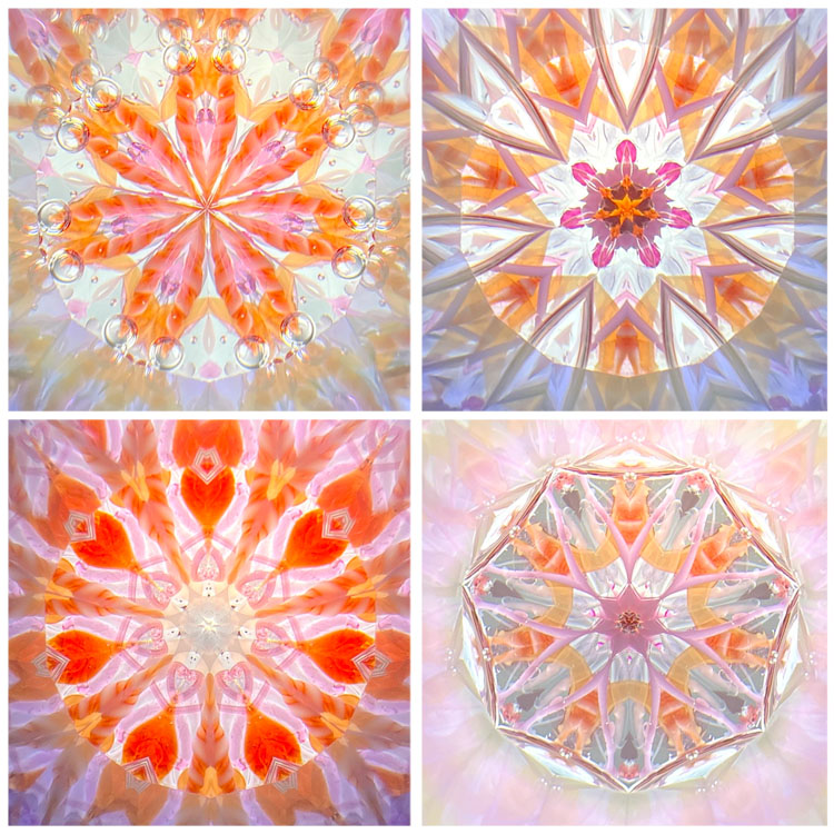 吏永子（Rieko）「暖炉のなかのほのおの色」（RI6018）特殊2ミラー・オイルタイプ 万華鏡専門店 鎌倉ヴィヴァン（公式万華鏡通販サイト）